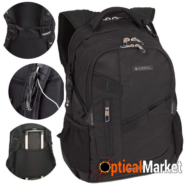 Рюкзак городской Gabol Park 31 Black 221469 - купить в OpticalMarket